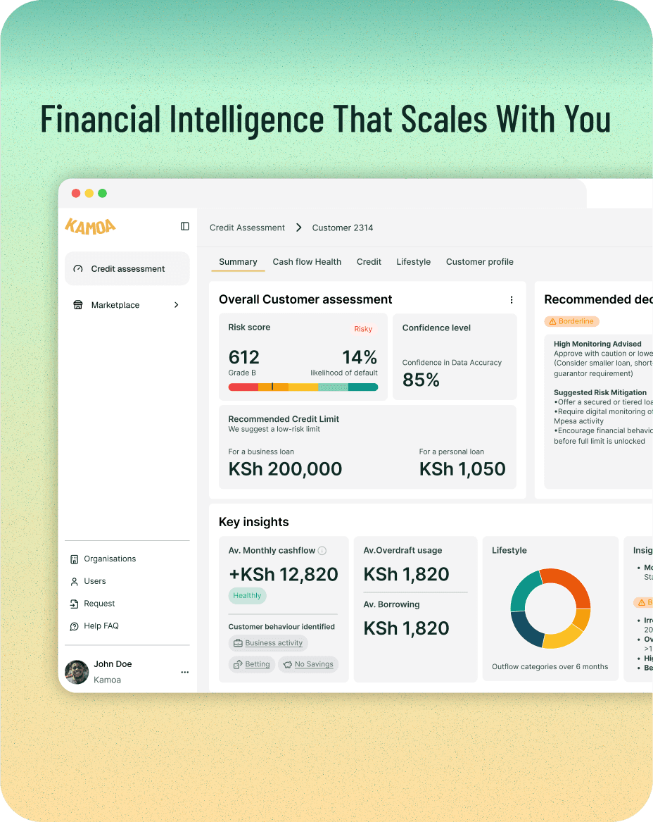 Kamoa:Make Smarter Financial Decisions